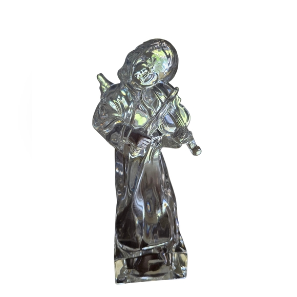 Mikasa | Art | Mikasa Lead Crystal Angel Violinist Figurine | Poshmark